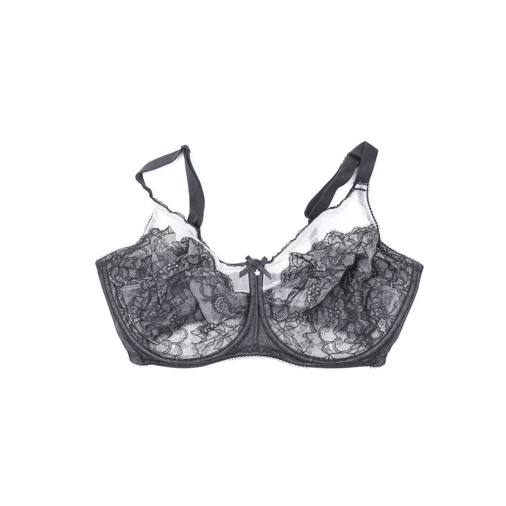 Wacoal Chic Full Figure Underwire Bra Black Size 34dd… - Gem